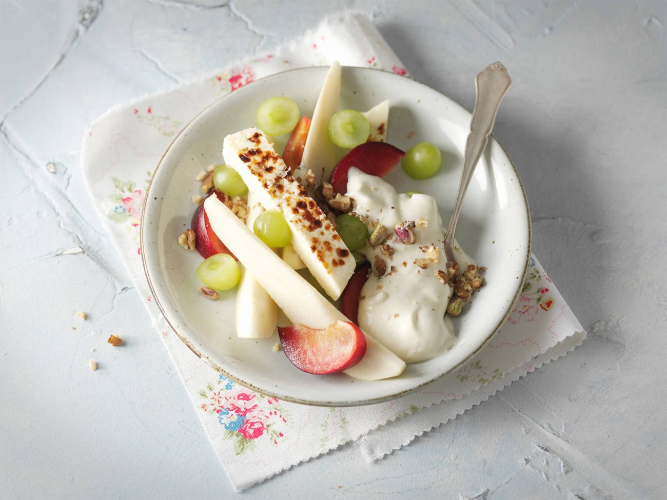 Grillattu hedelmäsalaatti - Valio