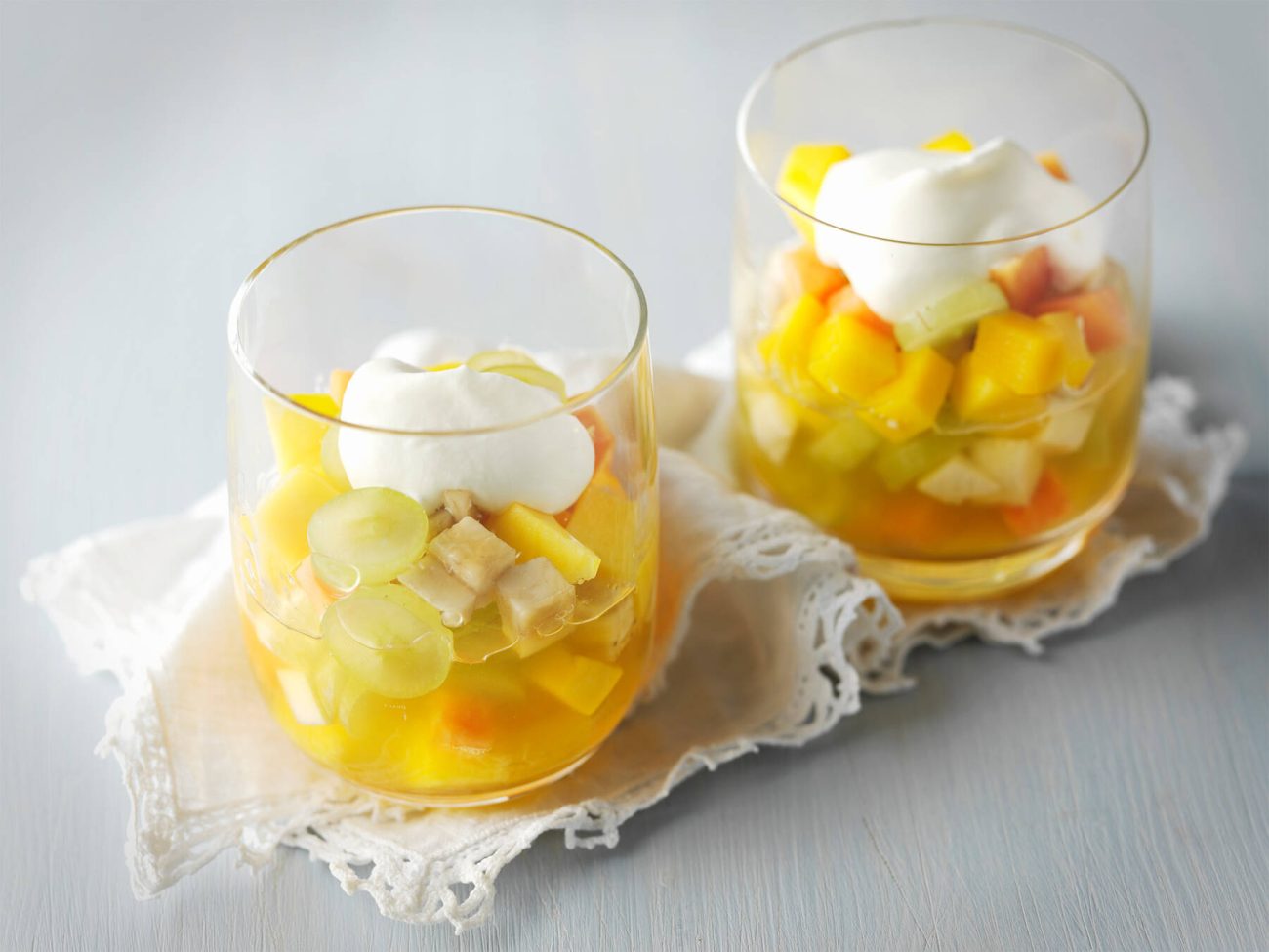 Grillattu hedelmäsalaatti - Valio