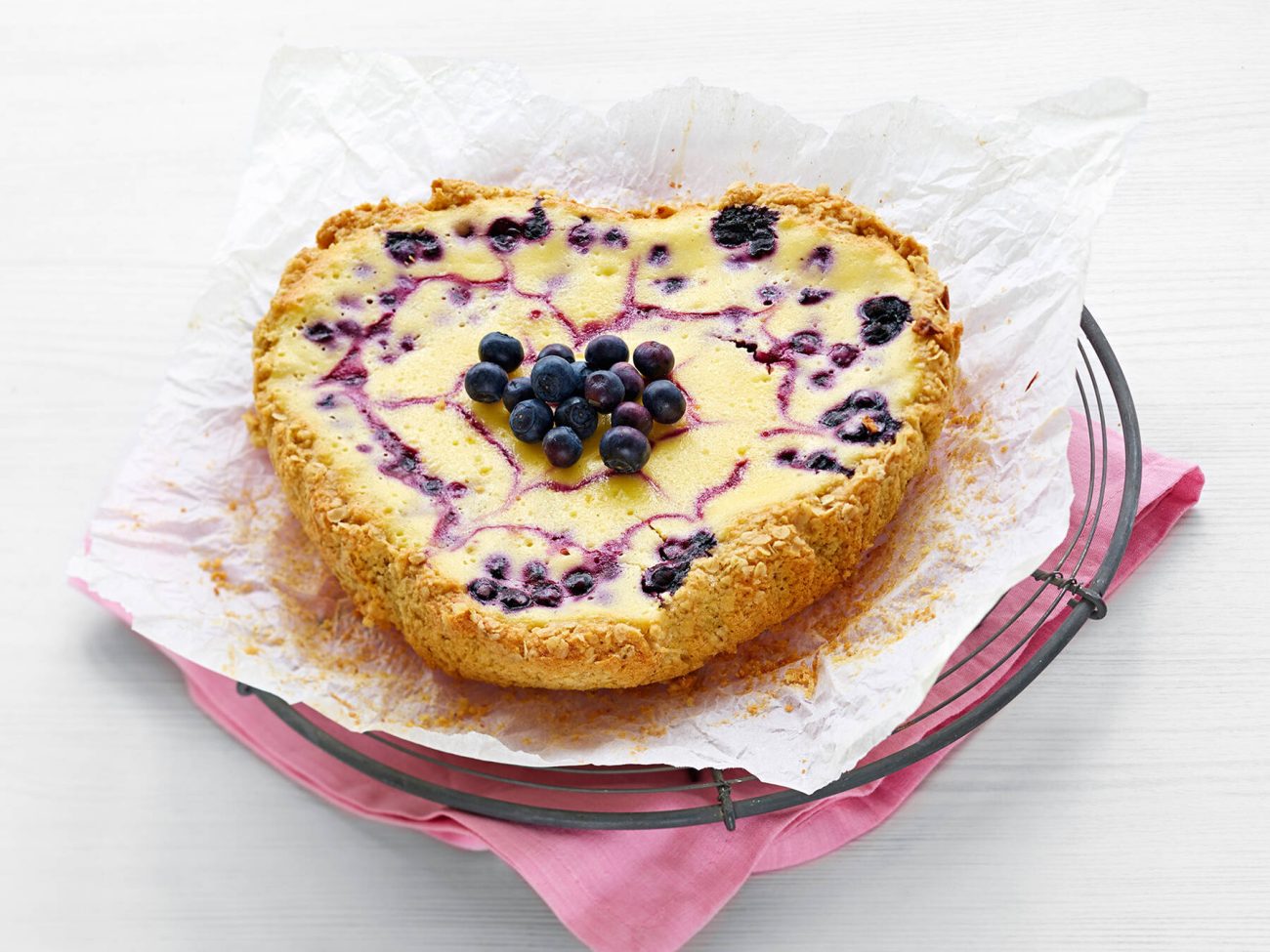 Jogurtti-mustikkapiirakka - Valio