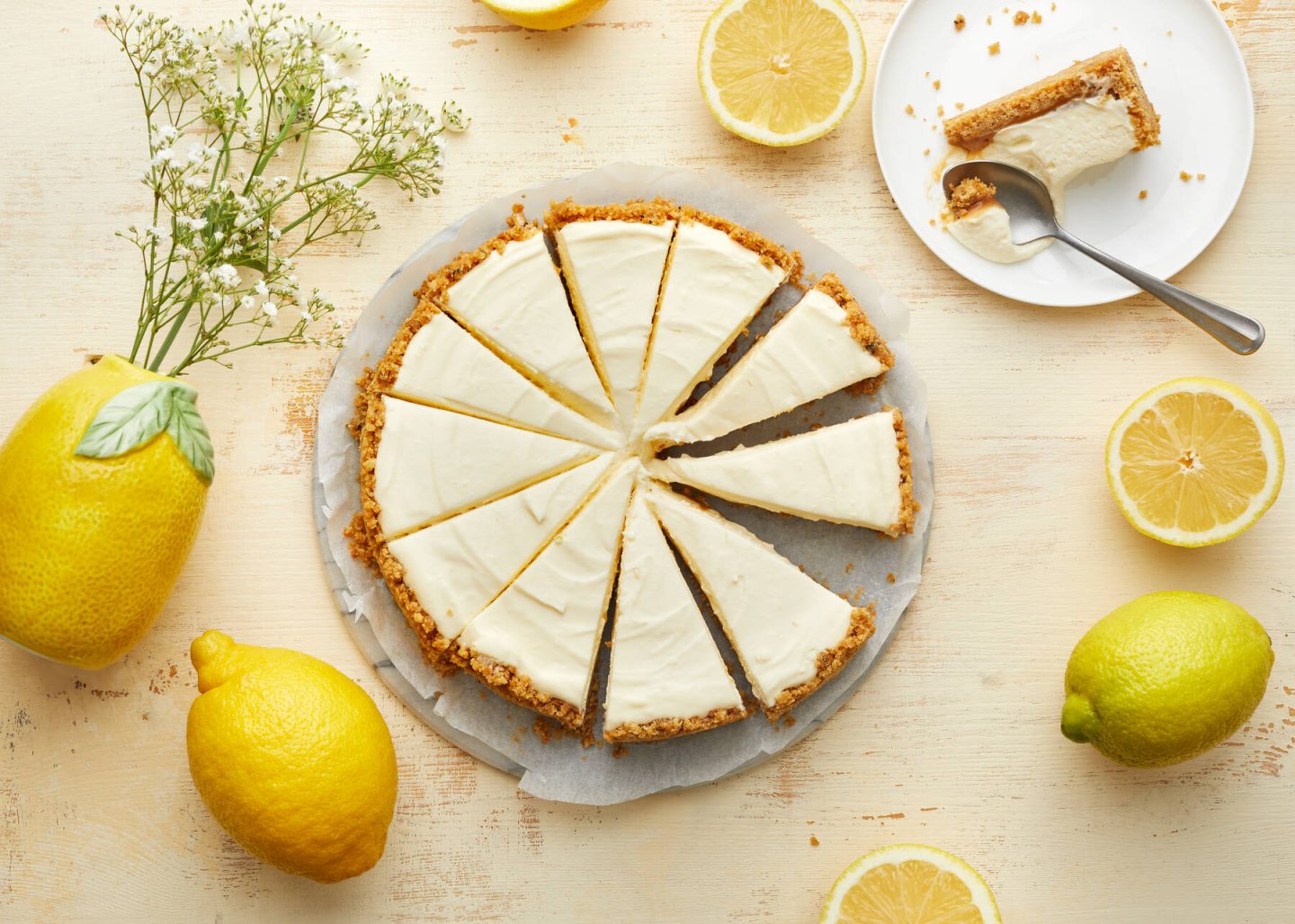 Sitruuna-kinuskijuustokakku - Valio