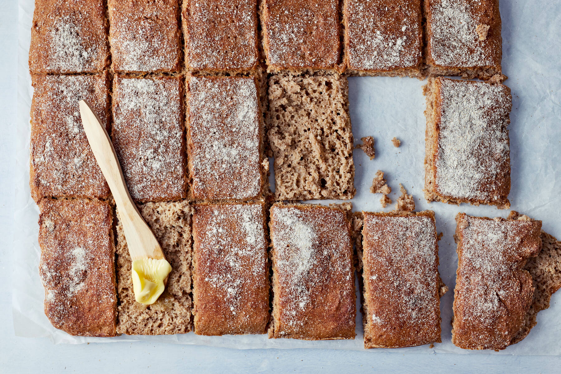 Helppo ruisleipä pellillä - Valio