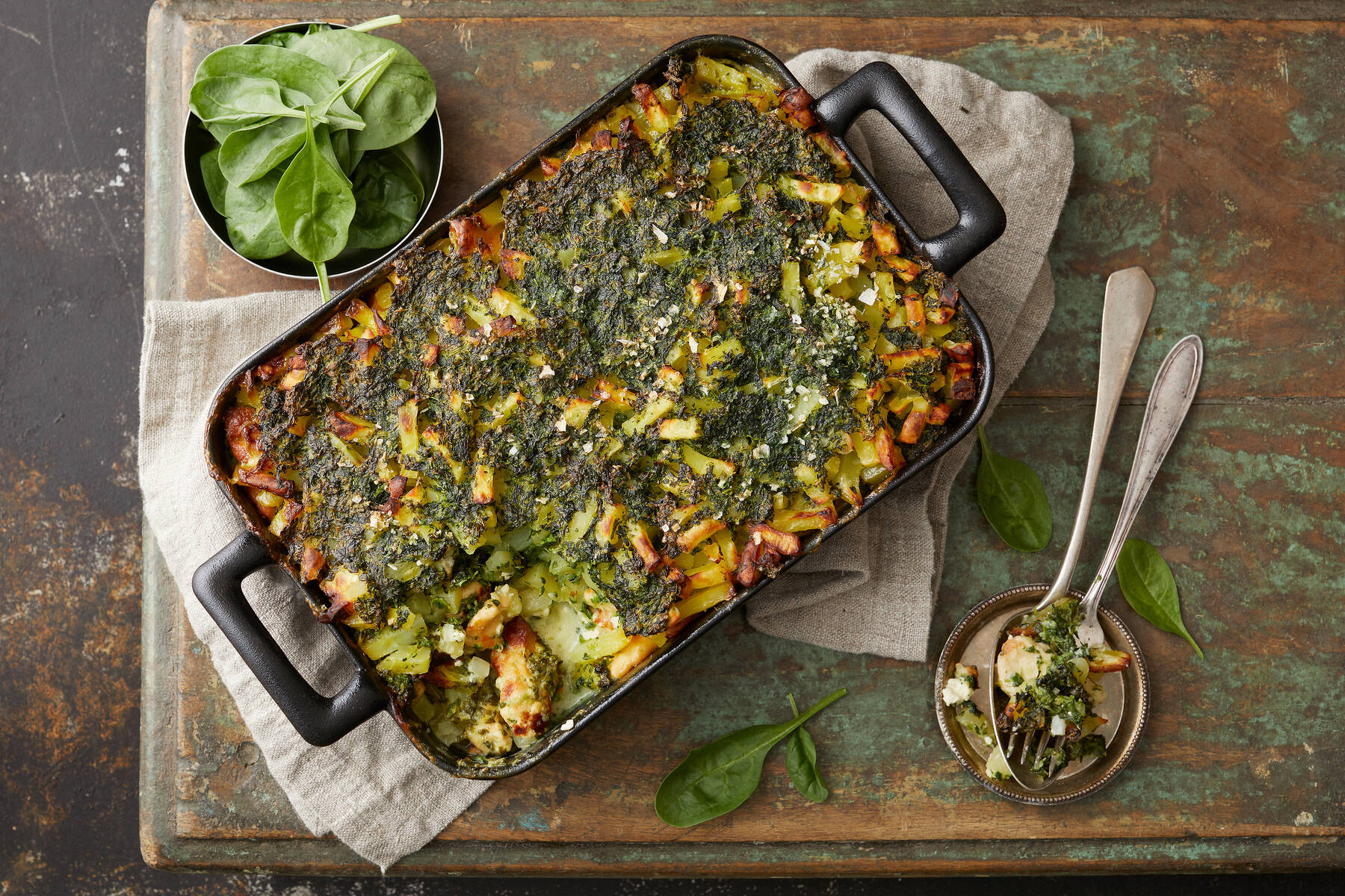 Pinaattinen Mifu-perunakiusaus - Valio