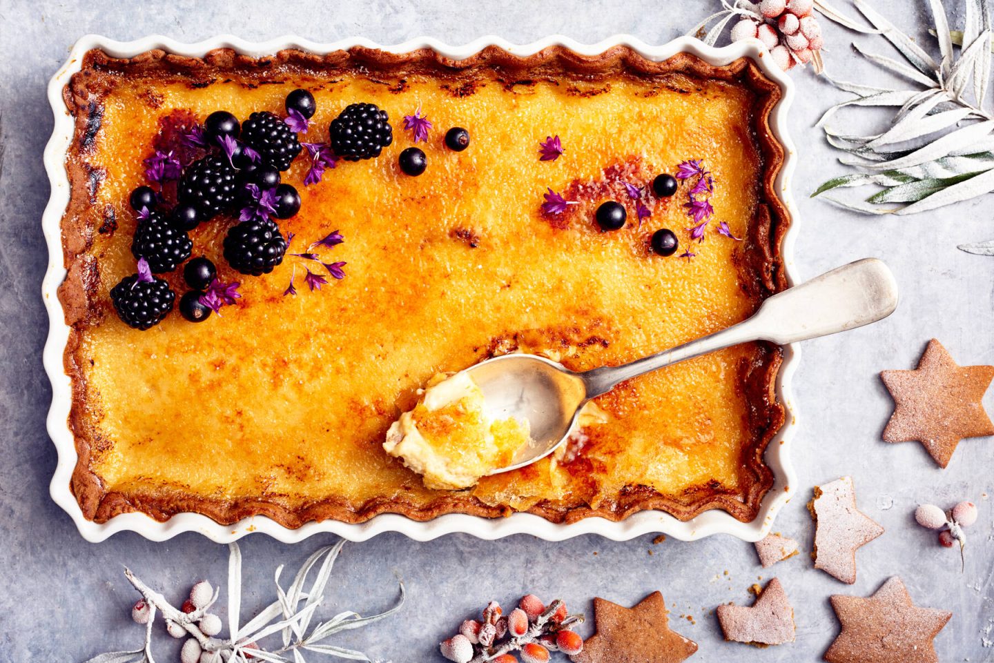 Crème brûlée -piirakka - Valio