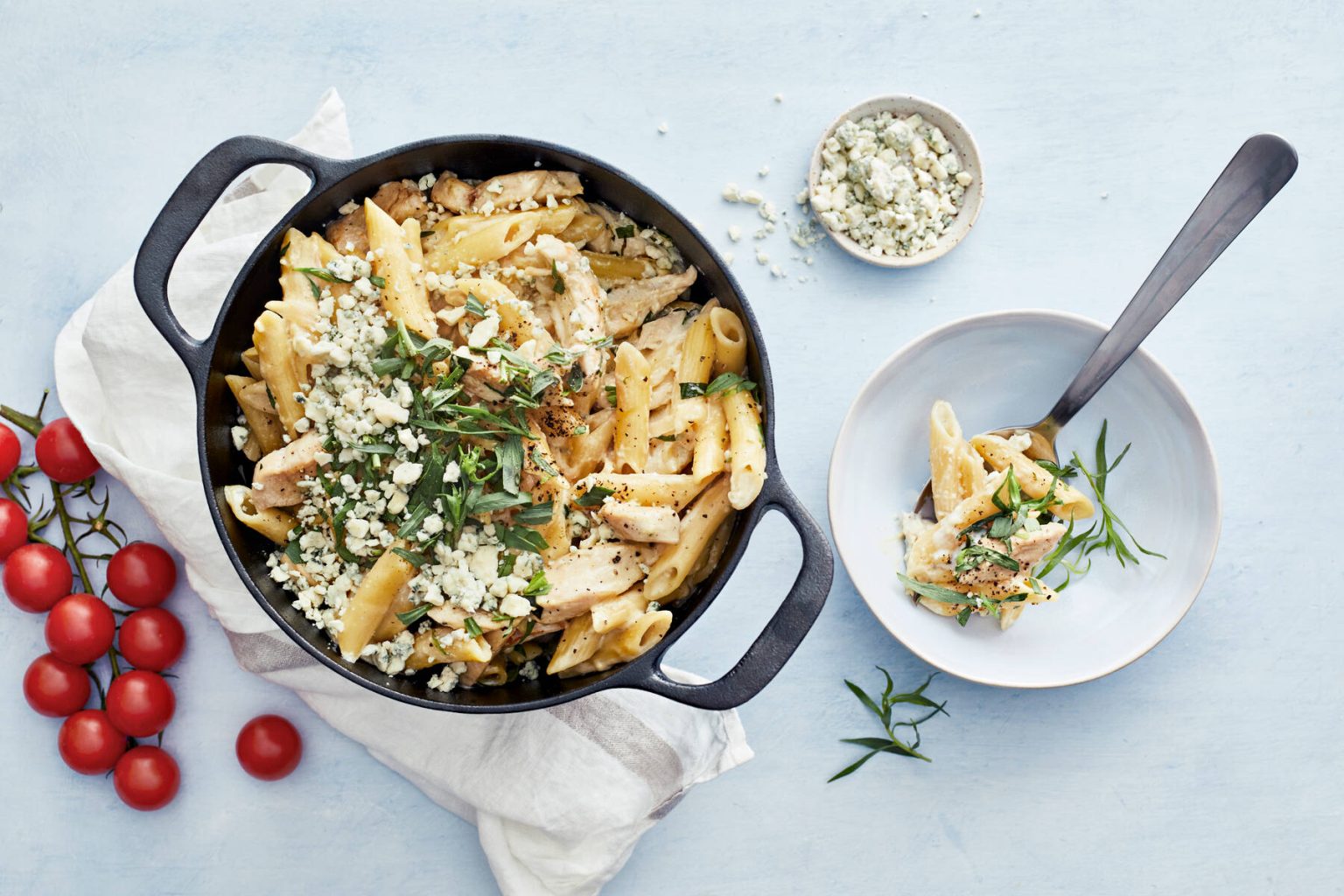 Helppo broileripasta - Valio