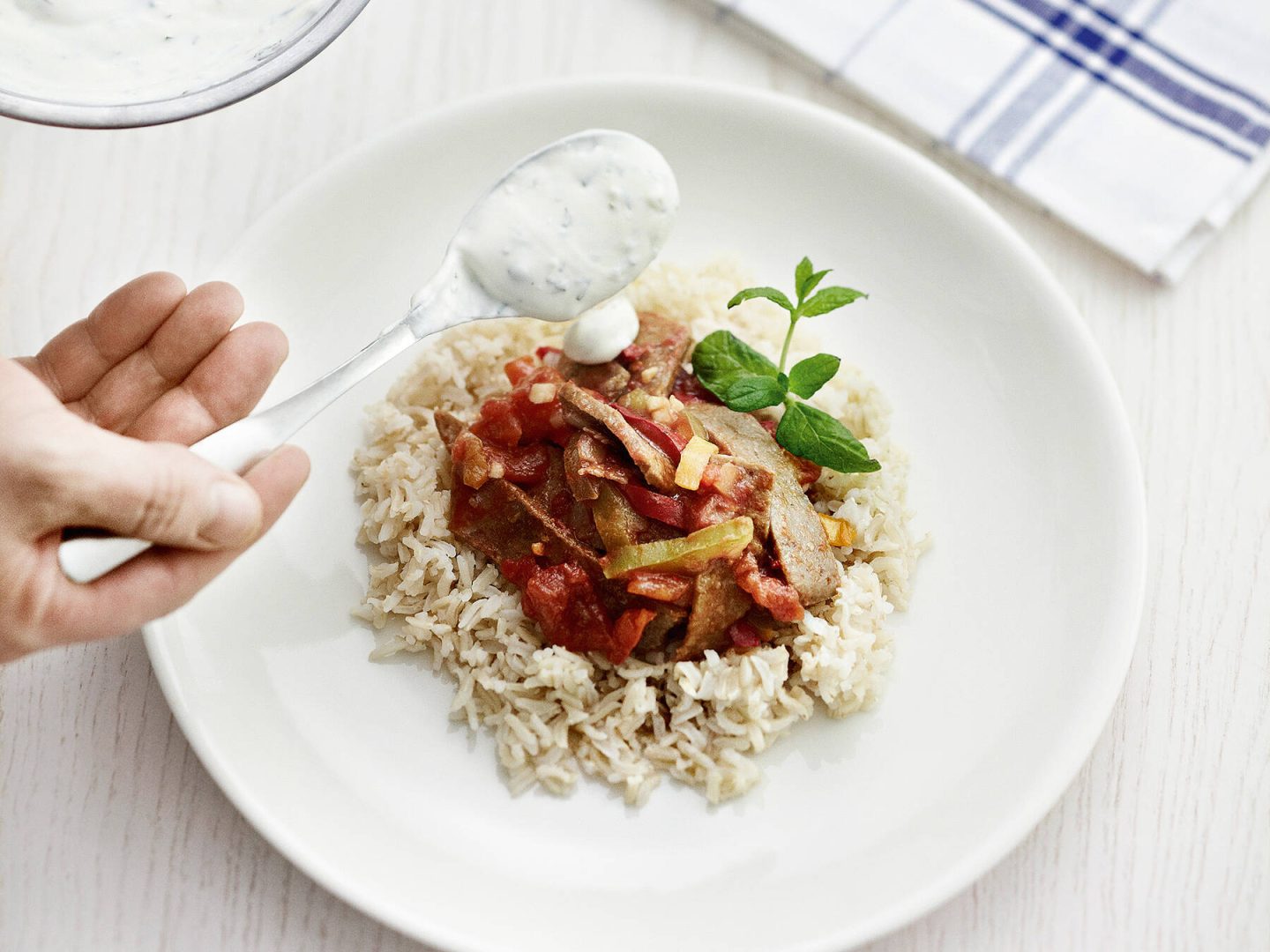 Kebab kastike (riisille) - Valio Aimo