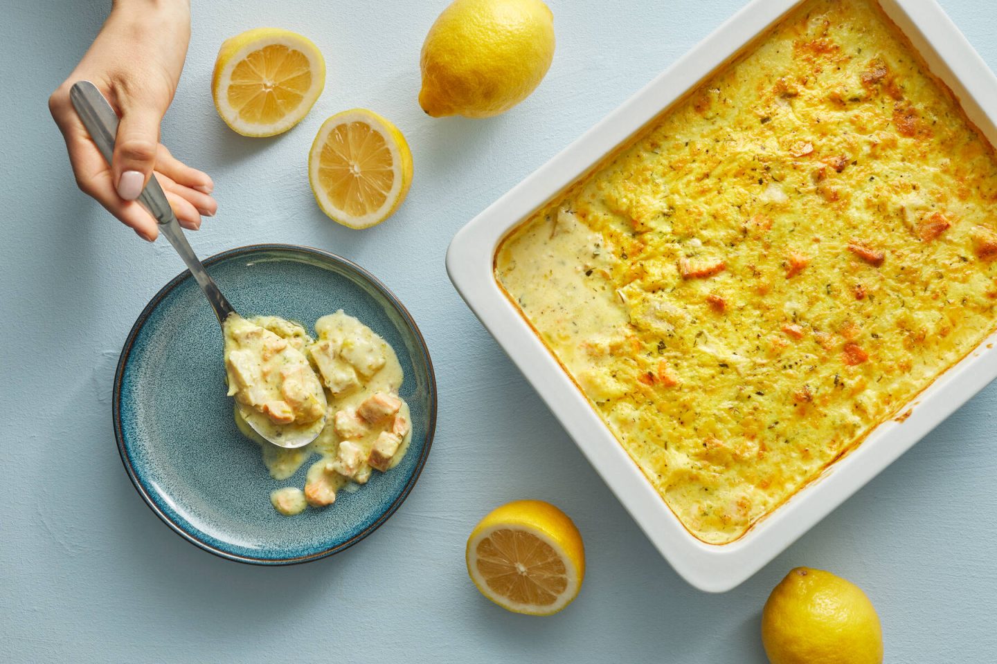 Sinappinen smetana-lohi - Valio Aimo