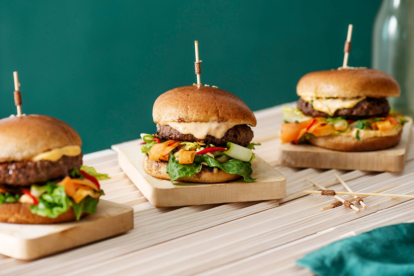 Korealainen kalbi BBQ -burger - Valio Aimo